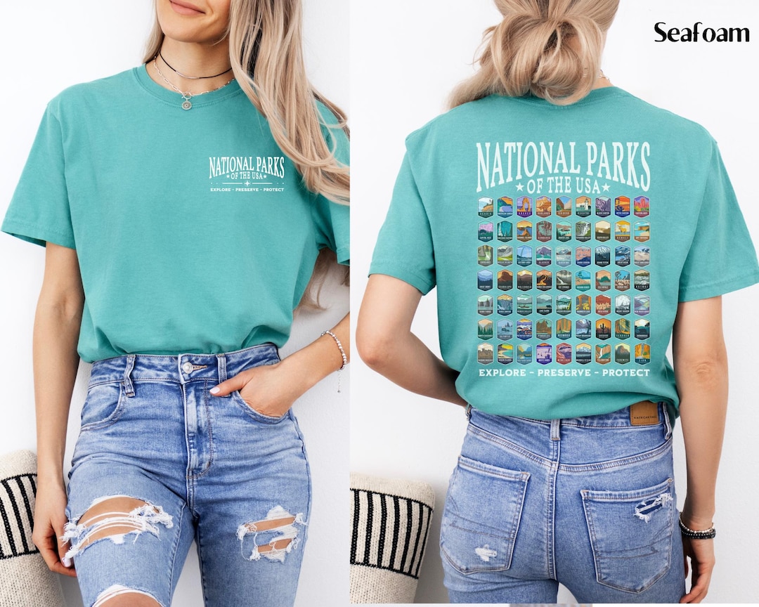 National Parks Shirt US National Park Camping Gift for Family Trip ...
