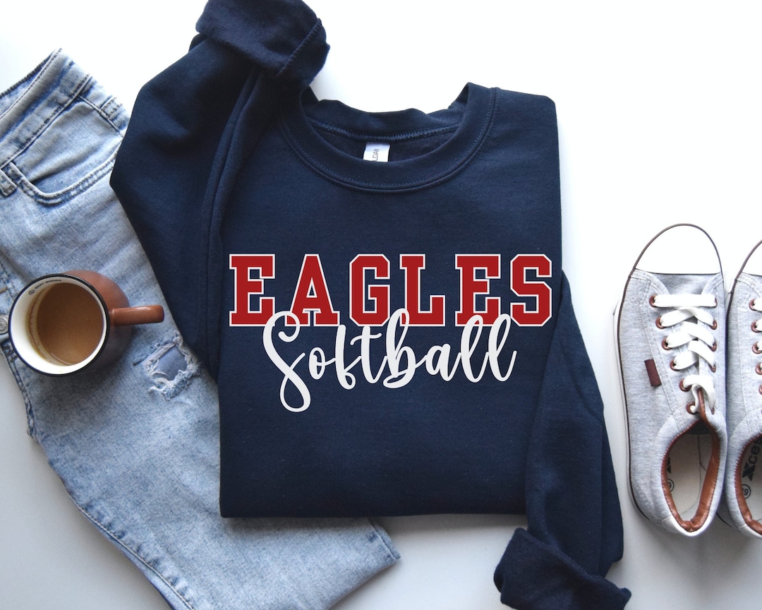 Custom Softball Sweatshirt Personalized Softball Mom Crewneck Softball ...