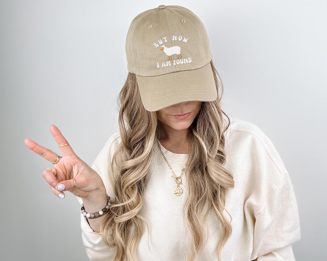 Embroidered Christian Hat but Now I'm Found Christian Hat Faith Base ...