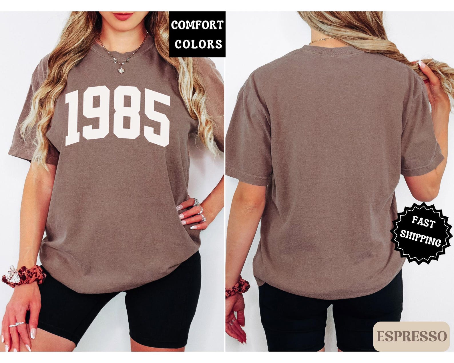 Custom Birth Year Shirt Birthday Shirt Comfort Colors Personalized ...