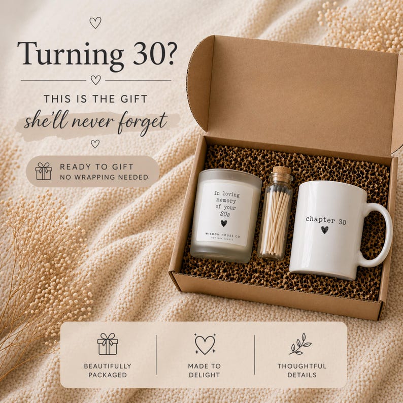 Personalized Birthday Gift Box for Her, Custom Milestone Gift, Chapter ...