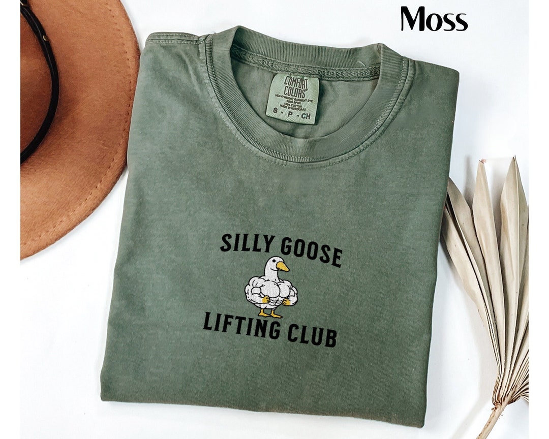 Embroidered Lifting Shirt Workout Silly Goose Gift for Personal Trainer ...