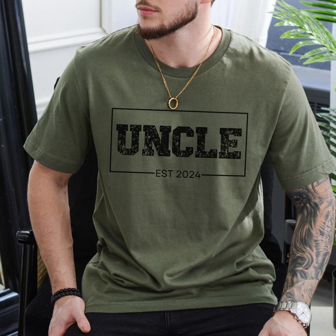 Custom Uncle Shirts Comfort Colors Personalized Uncle Shirt New Uncle ...