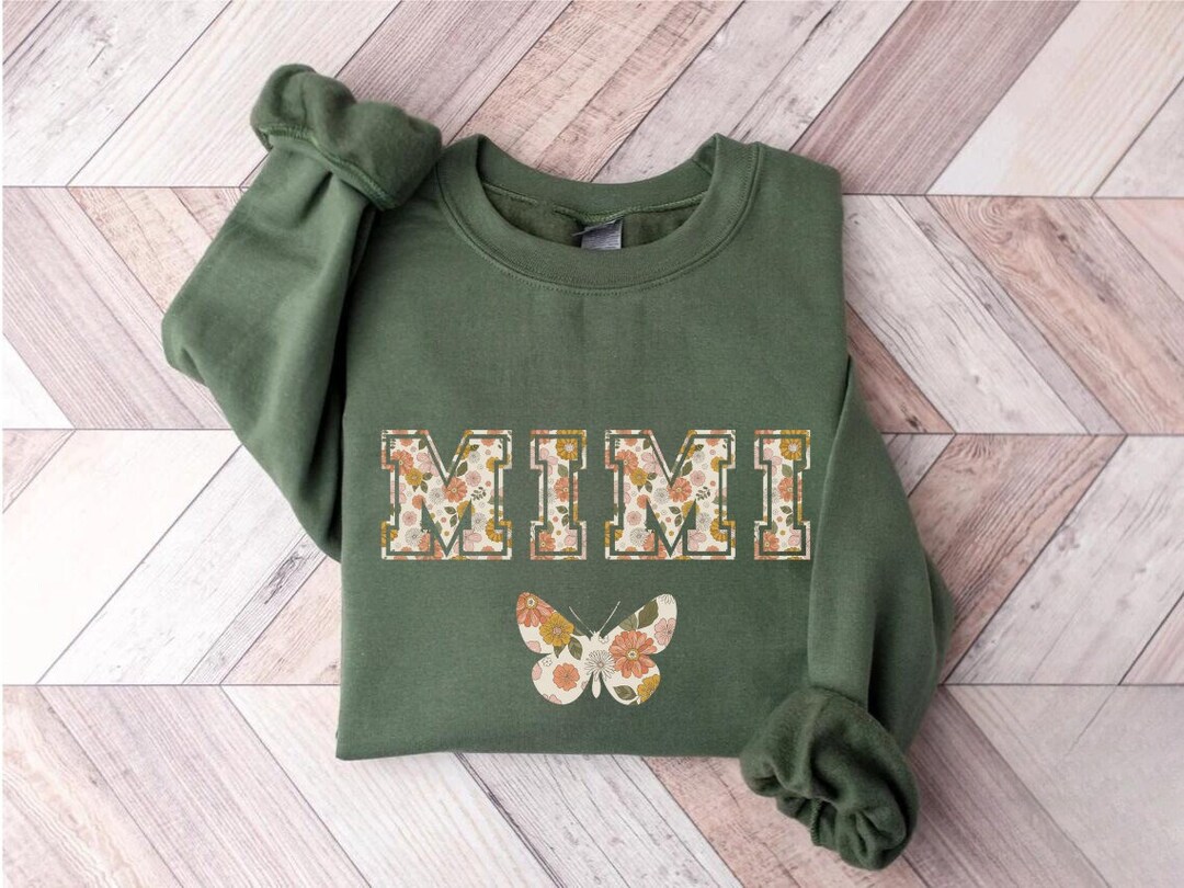 Mimi Sweatshirt Mimi Crewneck New Mimi Gifts Mimi Shirt Mimi Sweater ...