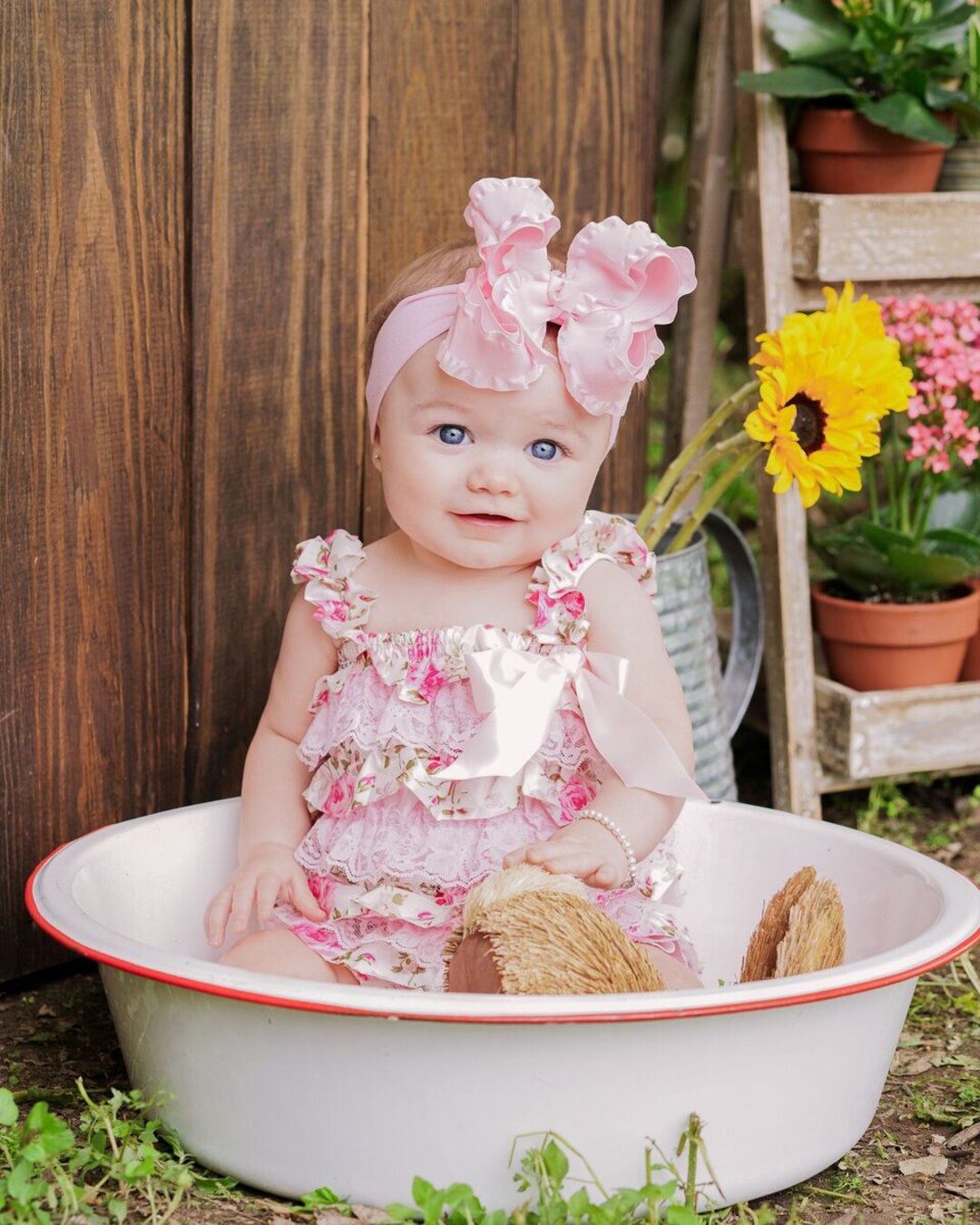 Double Ruffle Bows,jumbo Hair Bows,ruffle Baby Headband,huge Hair Bows ...