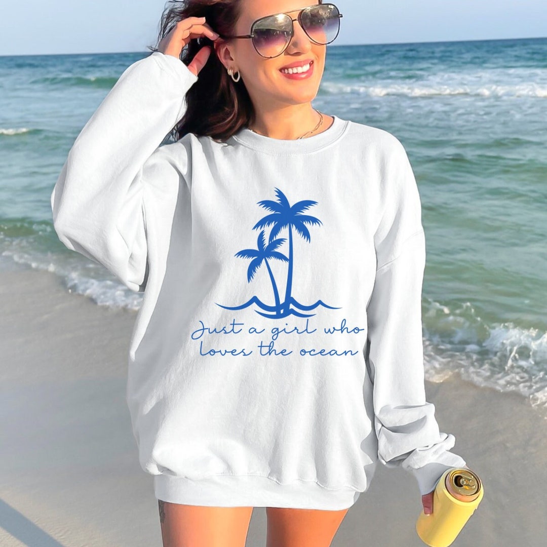 Beach Sweatshirts, Summer Sweatshirt, Ocean Sweatshirts for Women ...