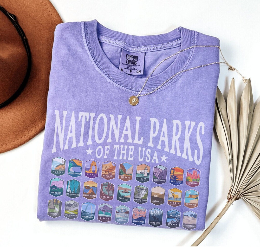 National Parks Shirt US National Park Camping Gift for Family Trip ...