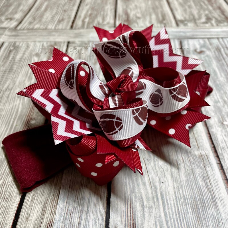 Alabama Hair Bow - Etsy