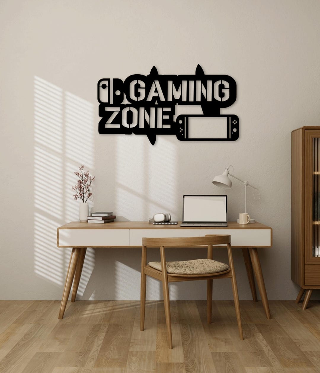 Gaming Zone Laser Cut File: Gamer Wall Decor SVG DXF (digital Download ...