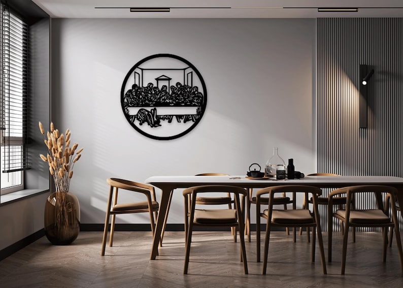 Last Supper Laser Cut SVG: Christian Wall Art (digital Download) - Etsy