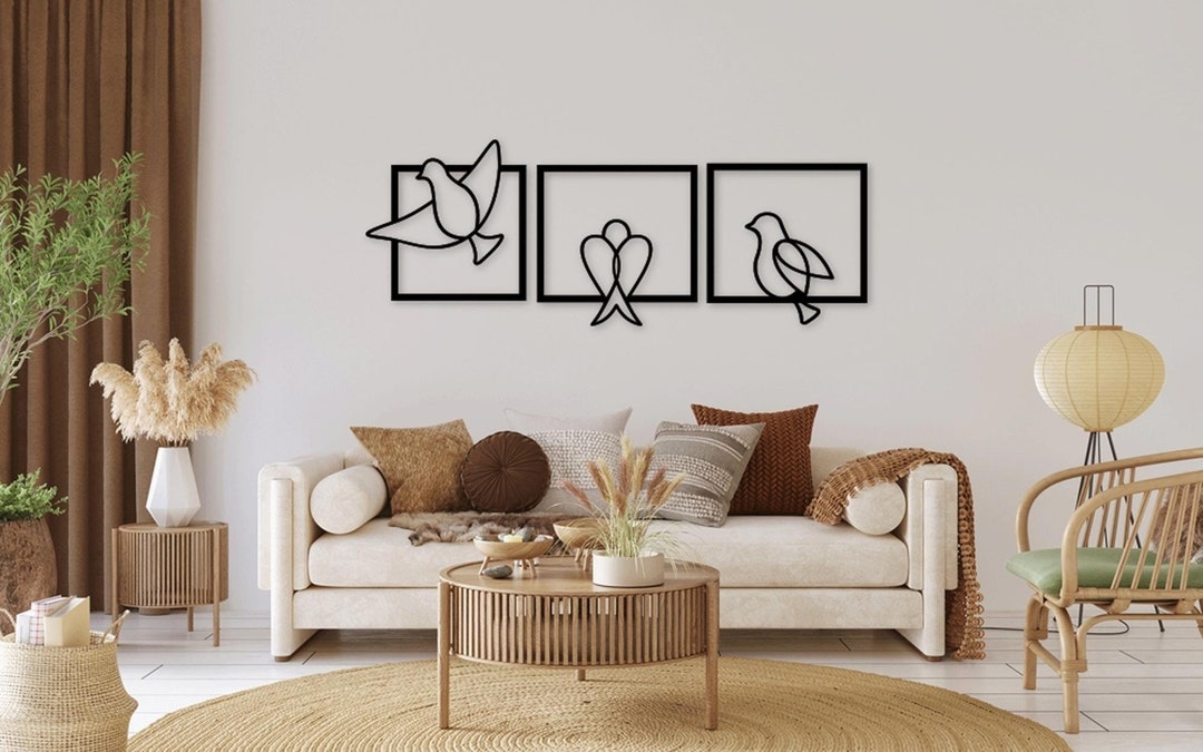 Bird Laser Cut SVG DXF Files - Wall Sticker, Engraving Decal ...