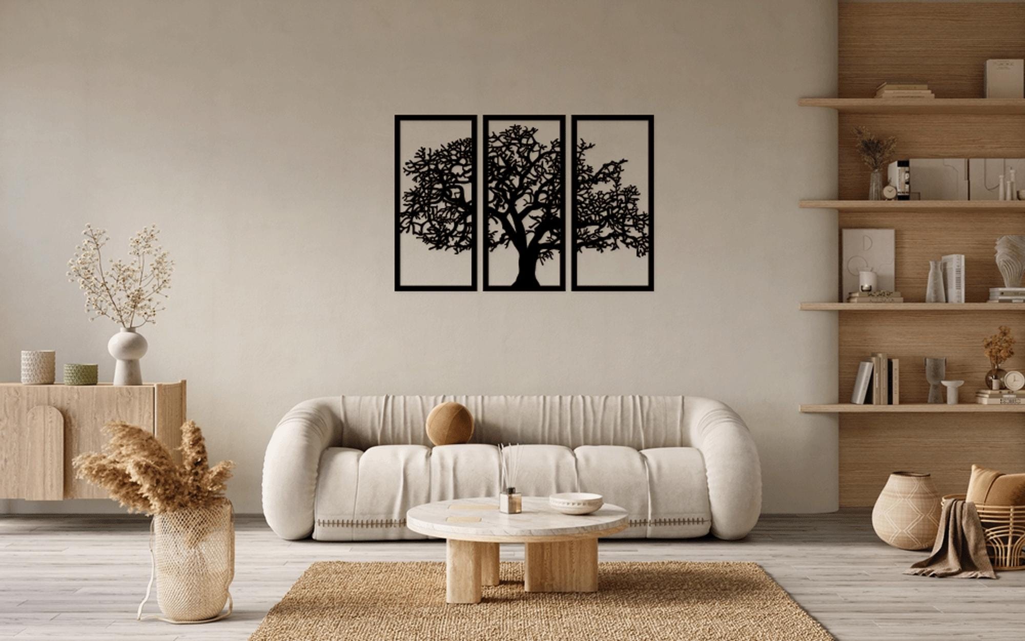Tree Laser Cut SVG DXF Files - Wall Sticker, Engraving Decal ...
