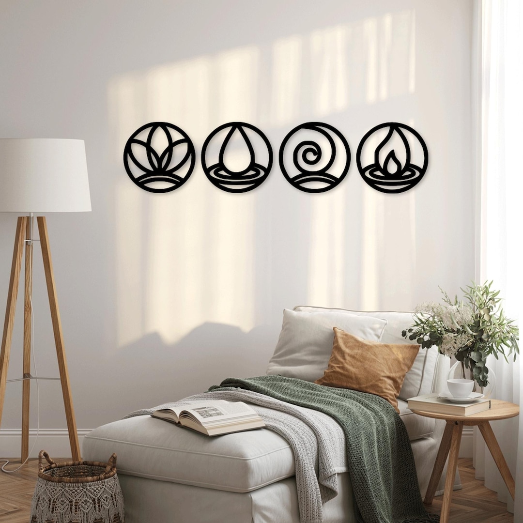 Zen Element Laser Cut Files: Spiritual Wall Art (digital Download) - Etsy