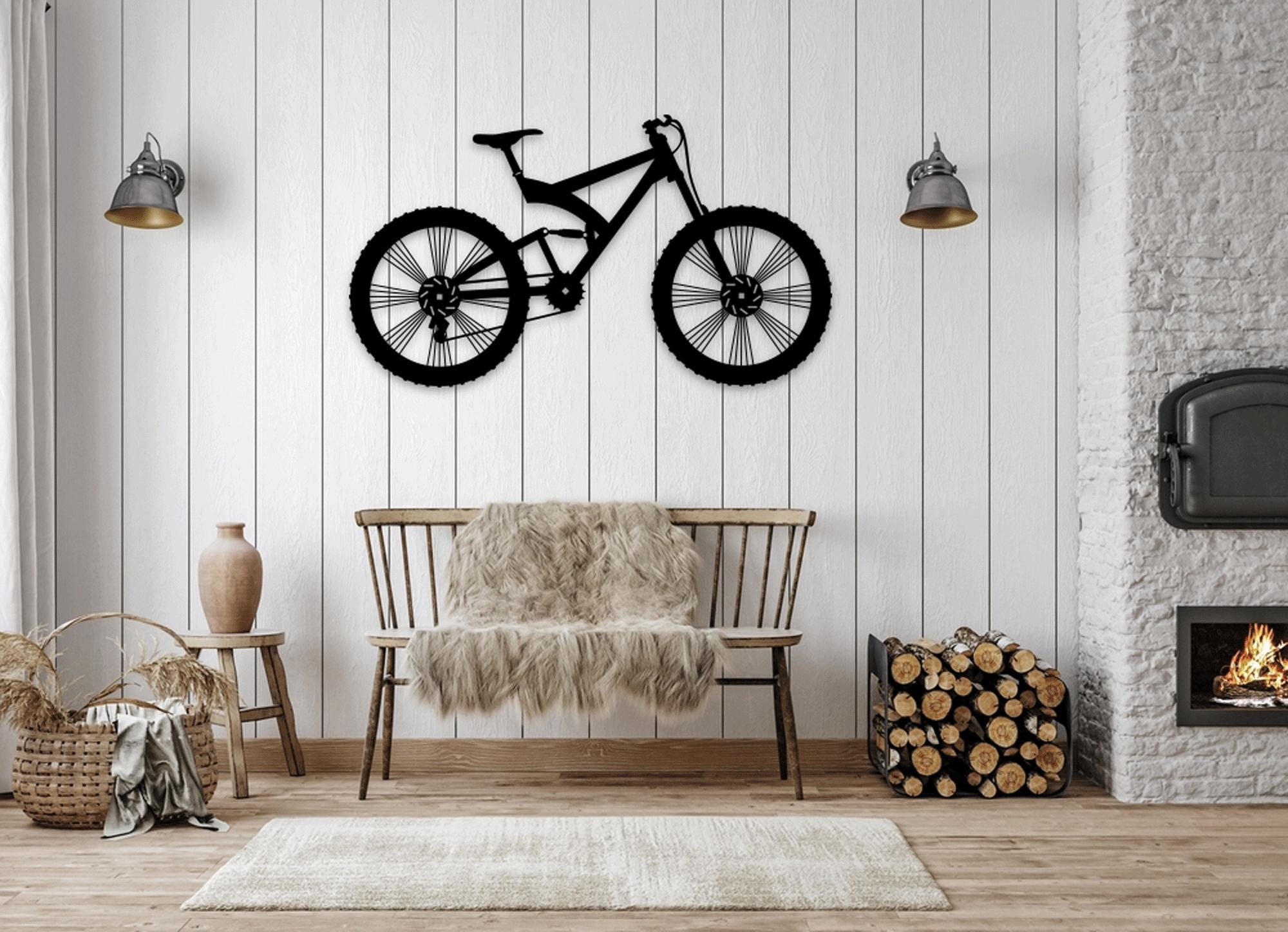 Mountain Bike Mtb Laser Cut SVG DXF Files - Wall Sticker, Engraving ...