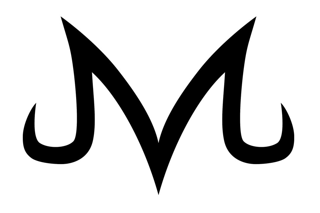 Majin Vegeta Logo STL 3D File - Etsy