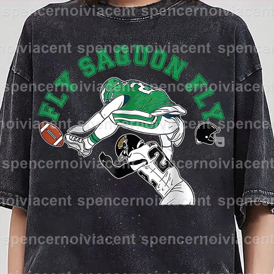 Fly Saquon Fly Eagles Barkley the Reverse Hurdle 2024 Png, V2 - Etsy