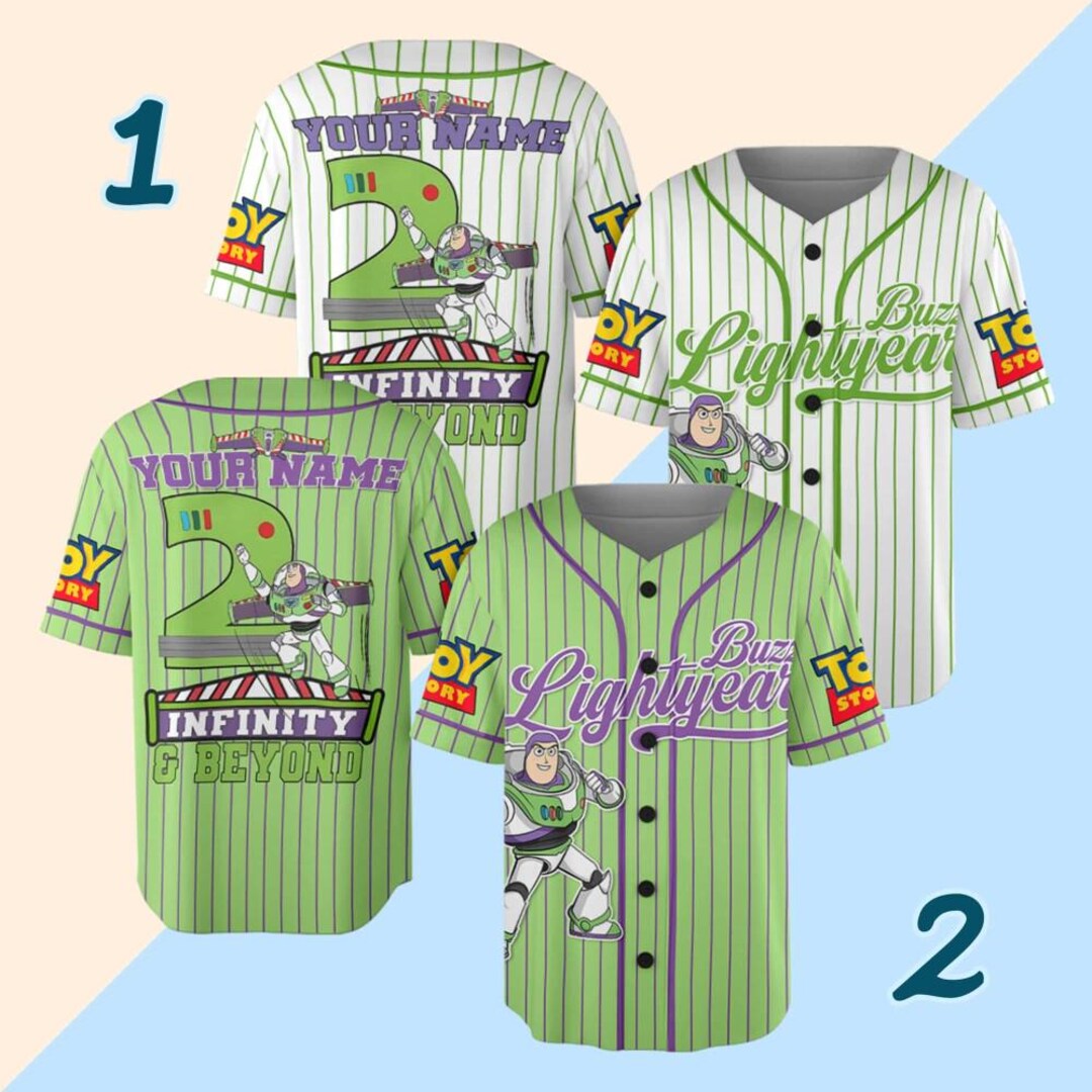Custom Disney Toy Story Buzz Lightyear Baseball, Custom Kids, Youth ...