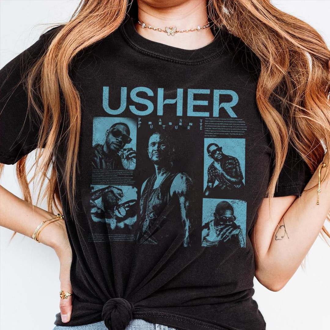 Retro Usher Png, Usher Png, Vintage 90s Usher Png, Usher Tee V3, Usher ...