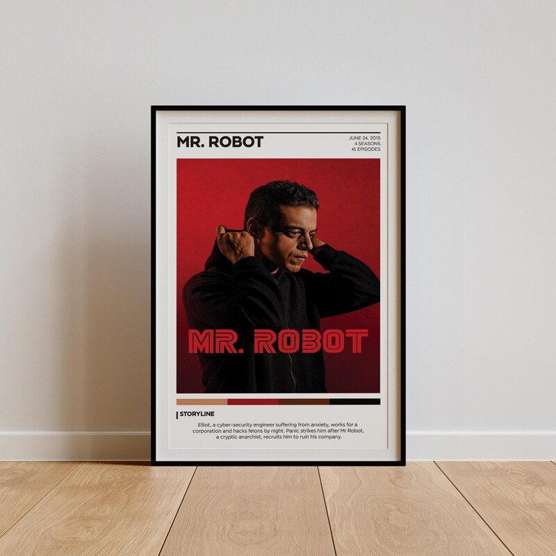 Robot Poster - Etsy