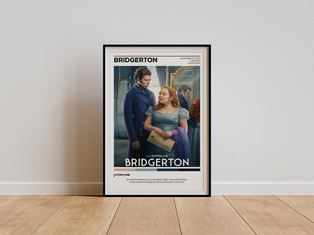 Bridgerton Posters Iconic TV Series Artwork Stunning Wall Art for Fans ...