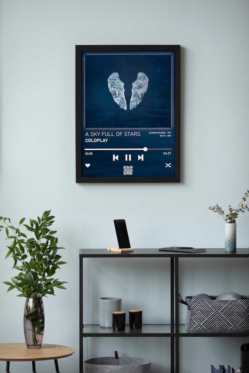 Digital Song Poster Custom Song Poster Personalized Song Poster Music ...