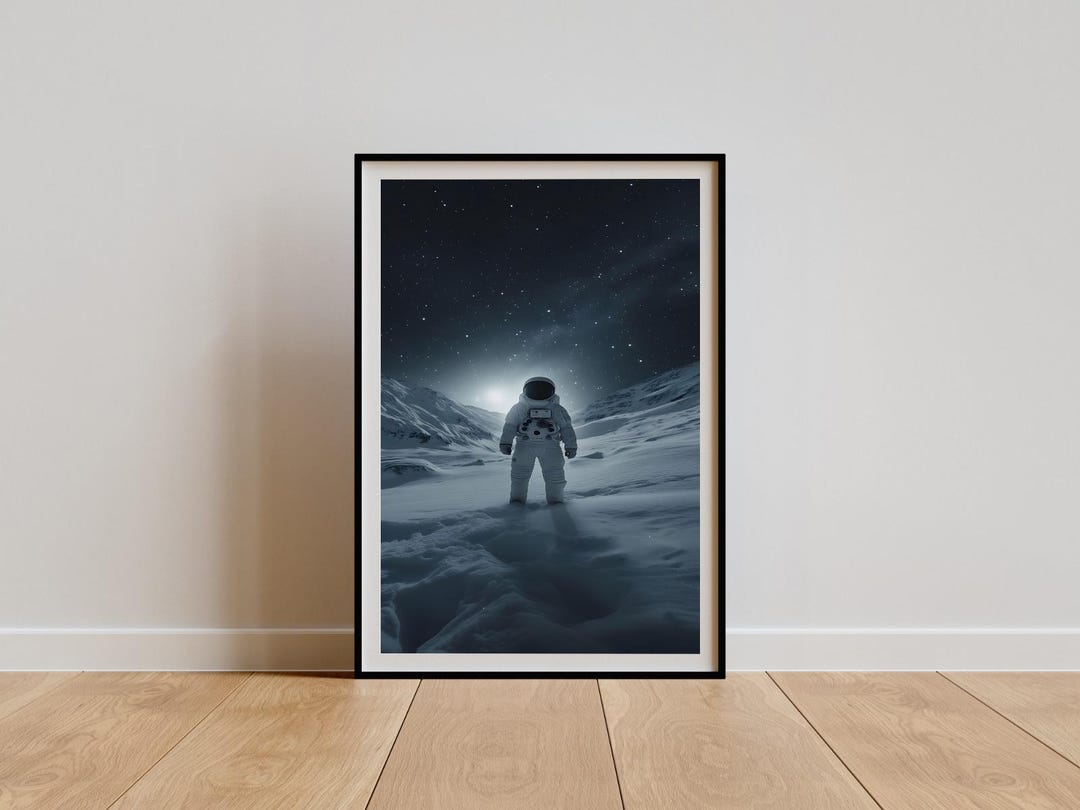 Astronaut Poster Stunning Art Print Capturing the Spirit of Space ...