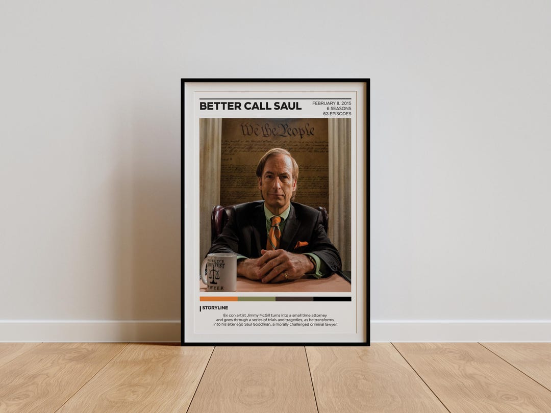 Better Call Saul Poster TV Series Poster Saul Goodman TV Poster Tv ...