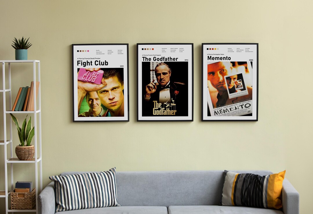 Personalized Movie Poster Set Customize Your Favorite 3 Films - Etsy