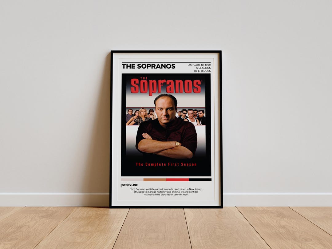 The Sopranos Posters Iconic TV Series Art the Sopranos Posters Perfect ...