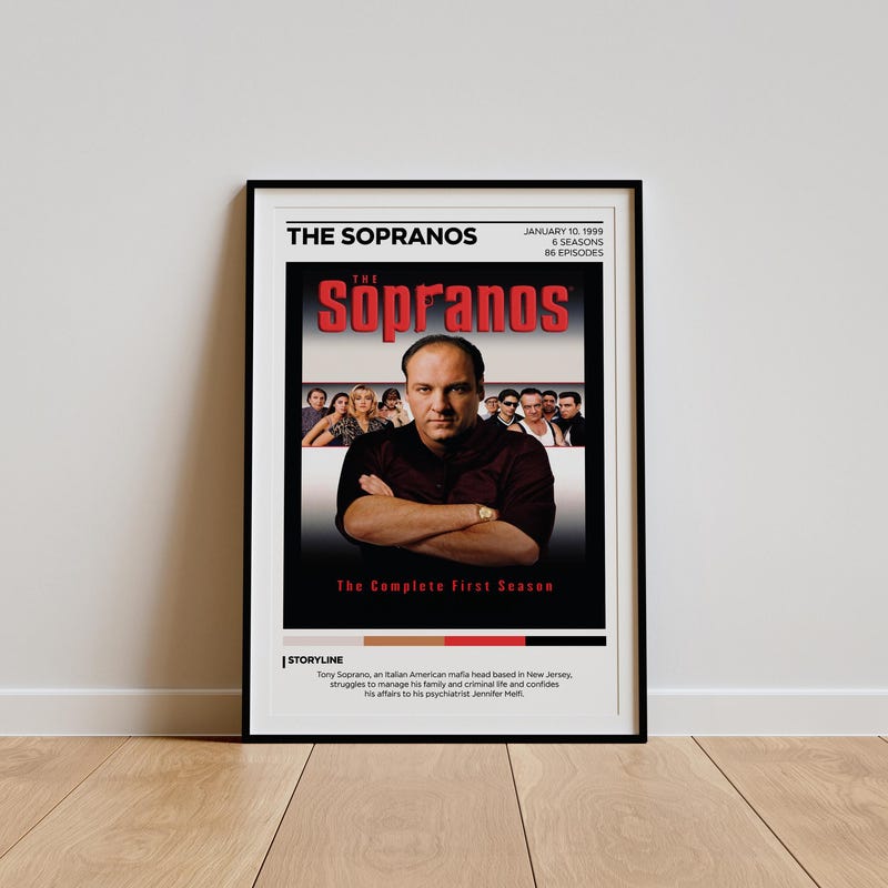 The Sopranos Poster - Etsy
