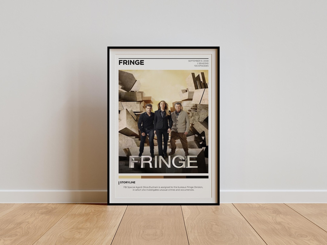 Fringe Poster TV Show Poster Vintage Retro Art Print TV Series Poster ...
