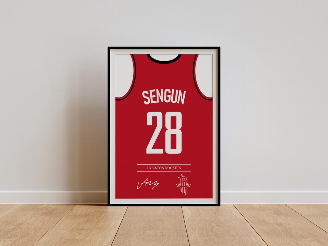 Alperen Sengun Jersey Poster Houston Rockets Poster NBA Poster ...