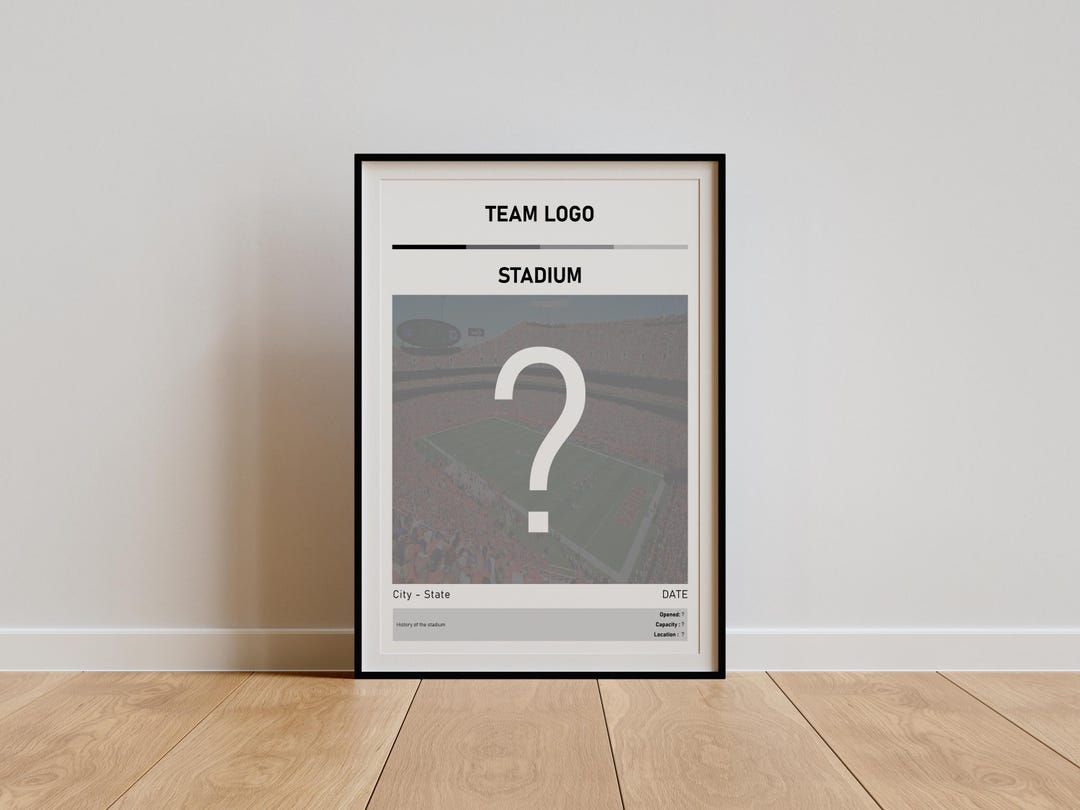 Custom Stadium Posters Personalized Stadium Art Unique Stadium Designs ...