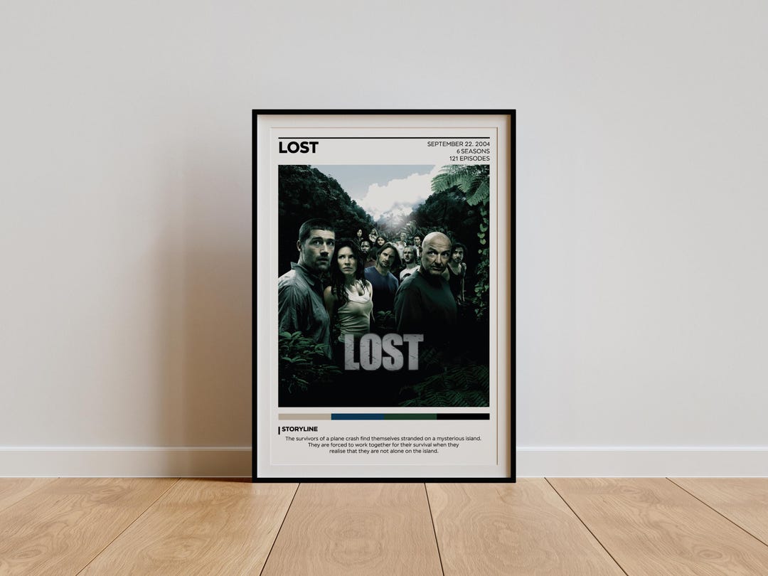 Lost TV Series Poster Iconic Artwork From the Legendary Show Modern ...