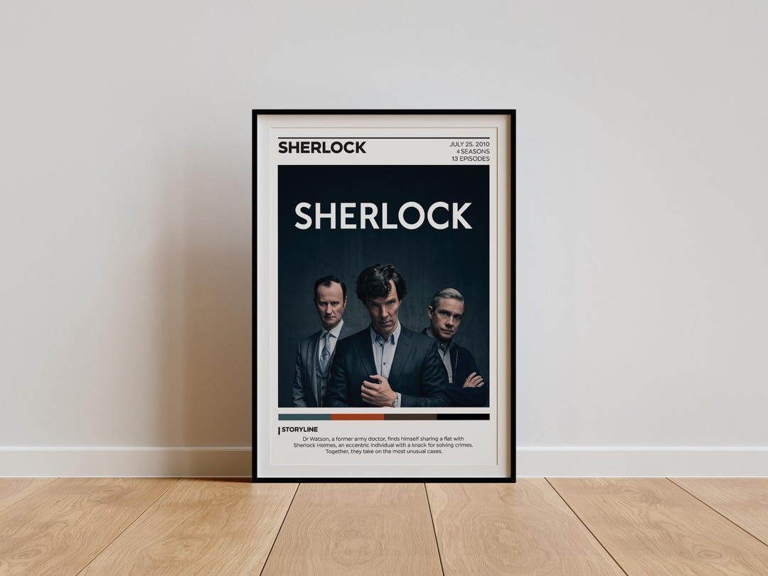 Sherlock Posters Iconic TV Series Art High-quality the Sherlock Posters ...