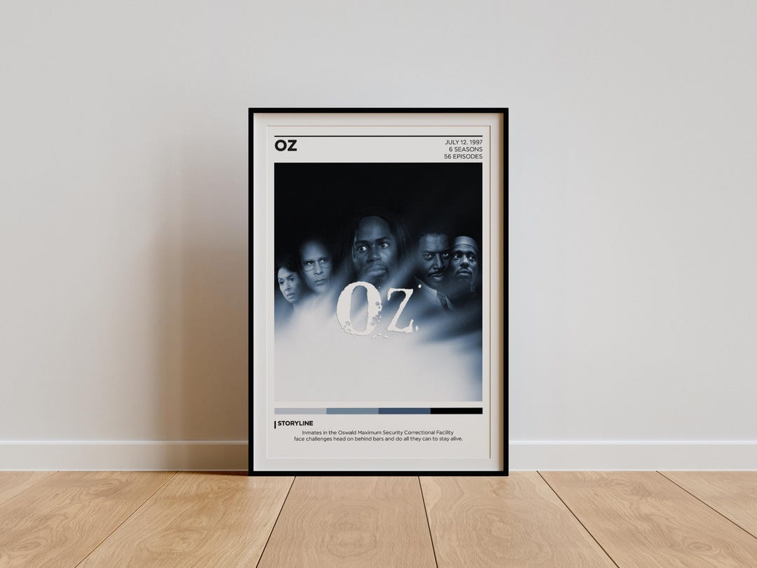 Oz Posters Iconic Prison Drama Artwork the Oz TV Series Posters Prison ...