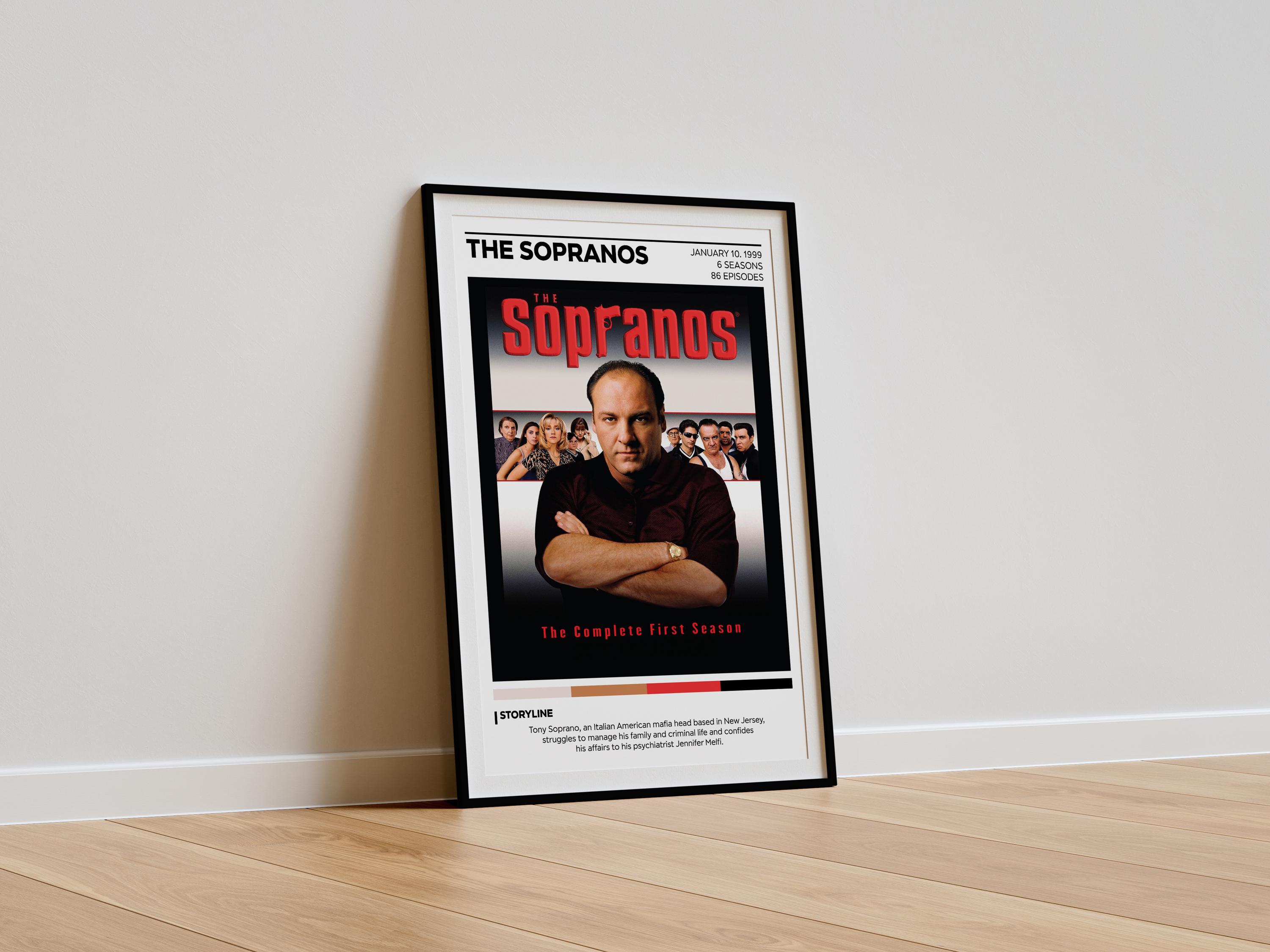 The Sopranos Posters Iconic TV Series Art the Sopranos Posters Perfect ...
