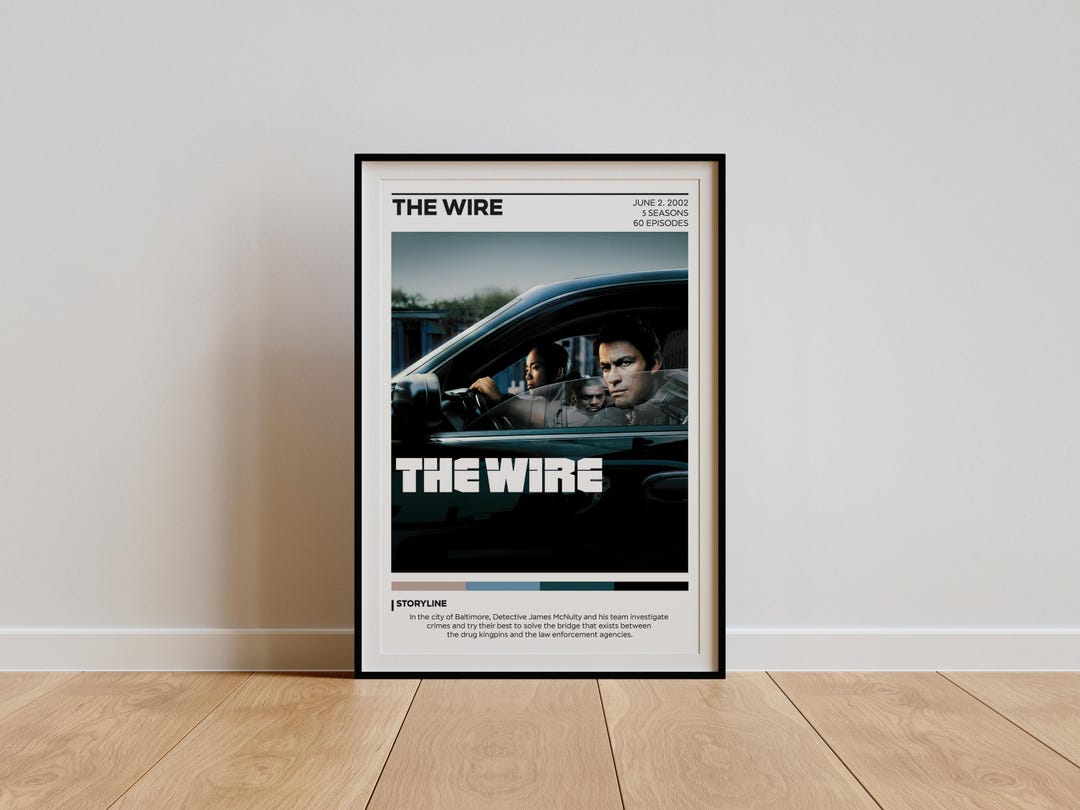 The Wire Posters Iconic TV Series Artwork Stunning Wall Art for Fans ...