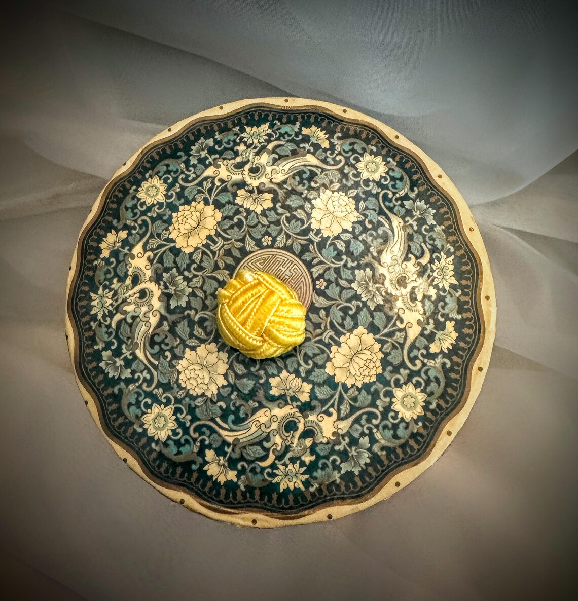 Beautiful Vintage Paperboard Floral Canister/storage Container With Lid ...