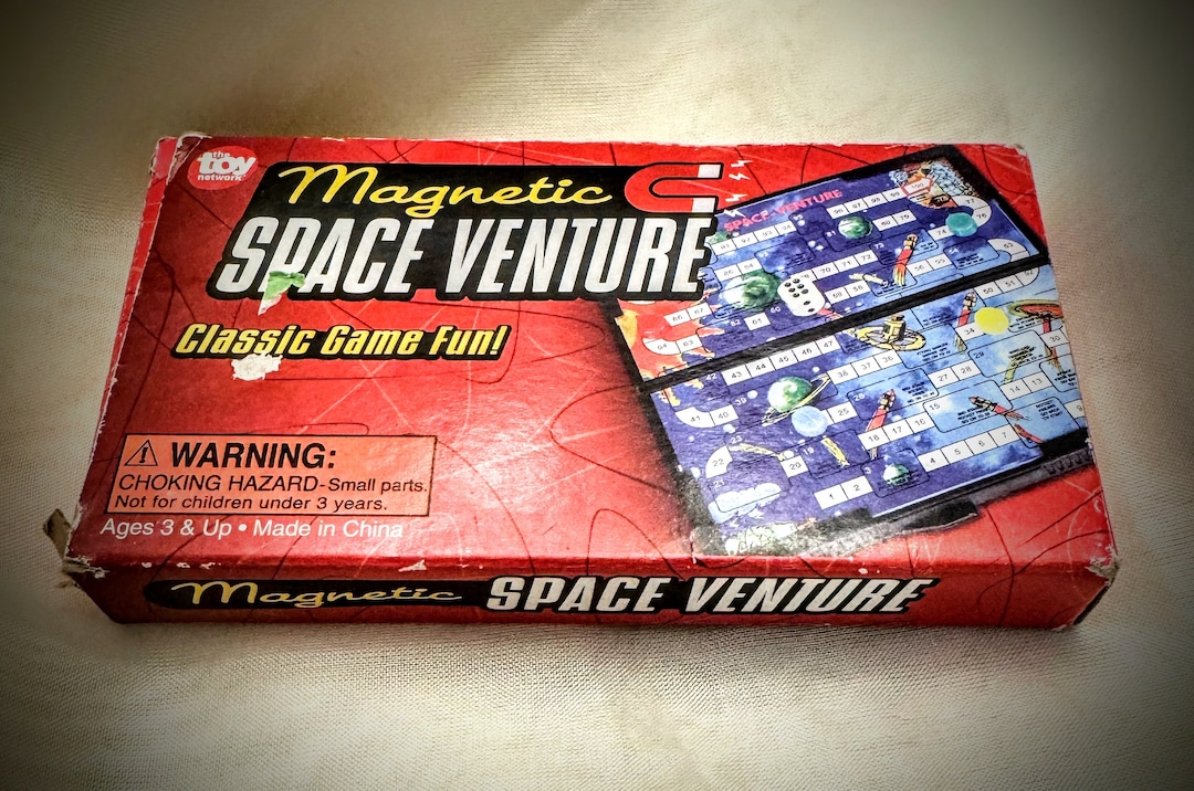 Vintage Magnetic Space Venture Board Game - Etsy