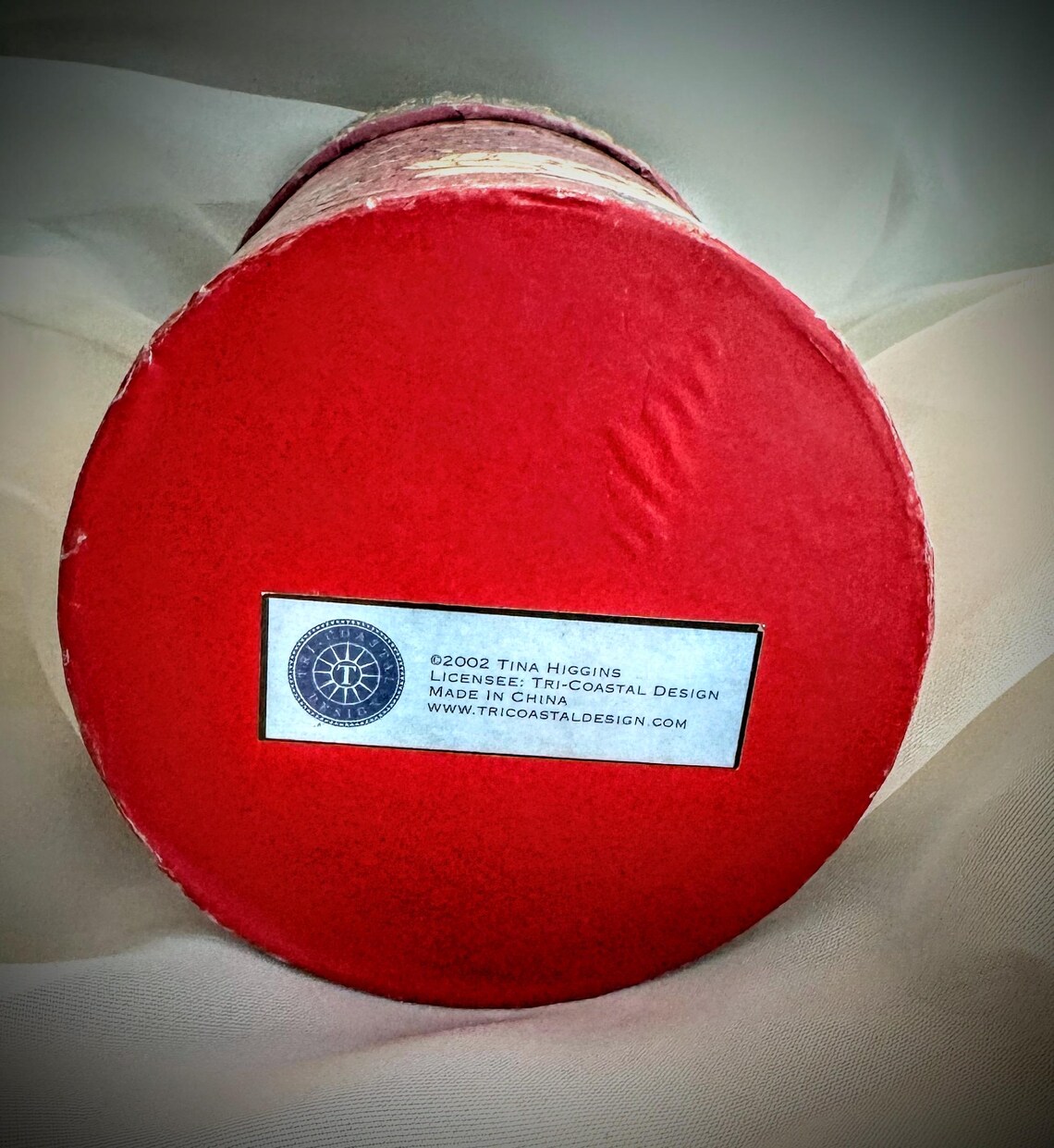 Beautiful Vintage Paperboard Floral Canister/storage Container With Lid ...