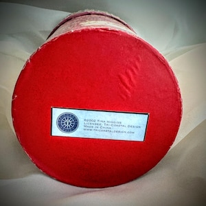 Beautiful Vintage Paperboard Floral Canister/storage Container With Lid ...