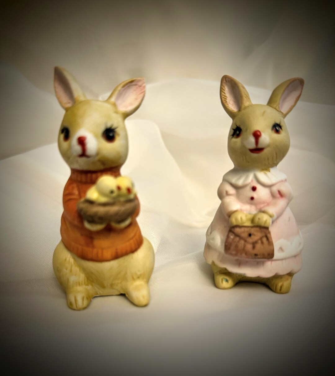 Vintage Bunny Figurines - Etsy
