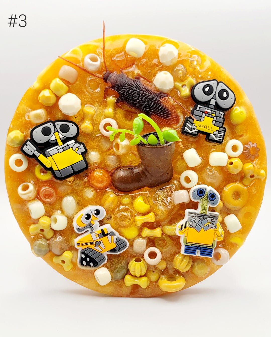 New Material -over 100 Re-molds! 5 Inch "wall-e" Remeltable Picky Pad ...