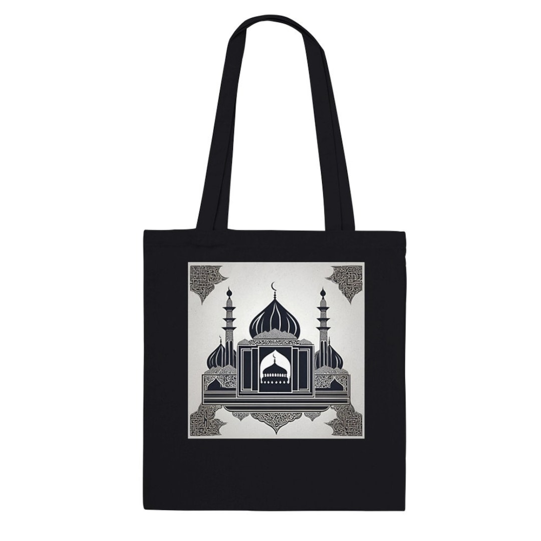 Mosque Tote Bag Masjid Bag Islamic Gift Madrasah Maktab AI Art - Etsy