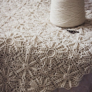 CROCHET PATTERN Blanket of Snow Afghan - Make to Any Size - PDF ...