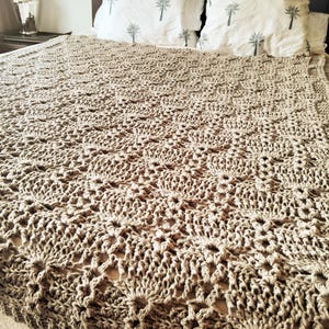 CROCHET PATTERN Desert Palm Afghan - Make a Blanket of Any Size - PDF ...