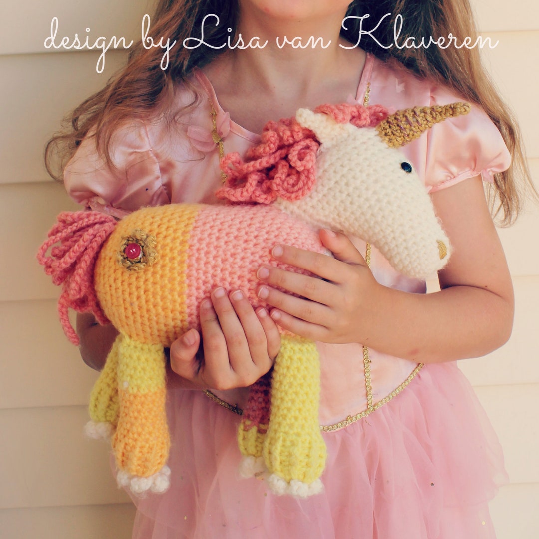 CROCHET PATTERN Clippy-clop Unicorn - Toy Amigurumi - PDF Download - Etsy