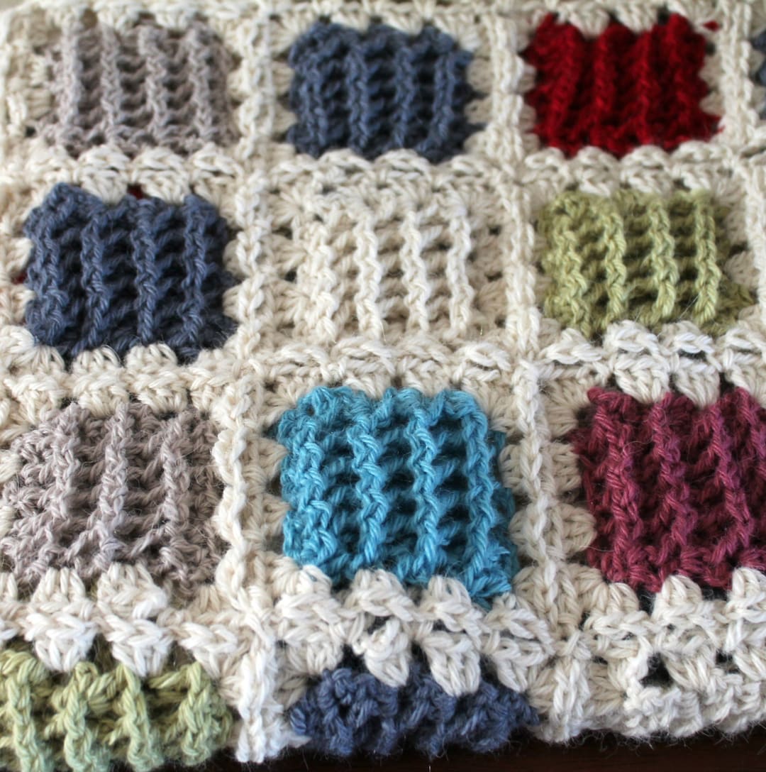 CROCHET PATTERN Treasure Blanket - Make to Any Size - PDF Download - Etsy