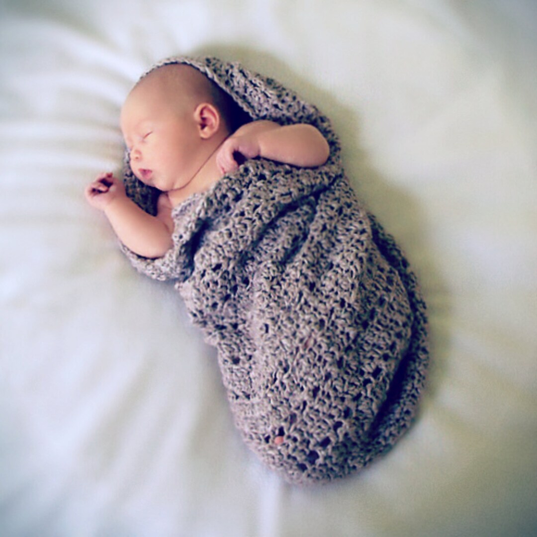 CROCHET PATTERN Little Peanut Snuggle Sack - PDF Download - Etsy